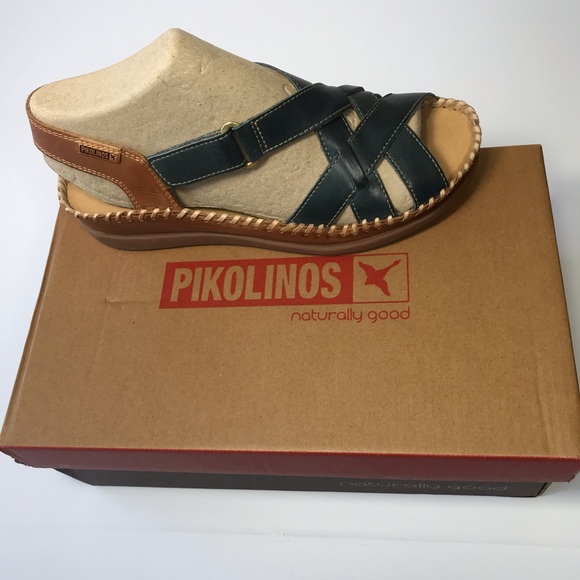 PIKOLINOS | Shoes | Pikolinos Cadaques Leather Ankle Strap Sandals ...